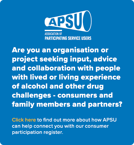Association of Participating Service Users (APSU) - SHARC | Self Help ...