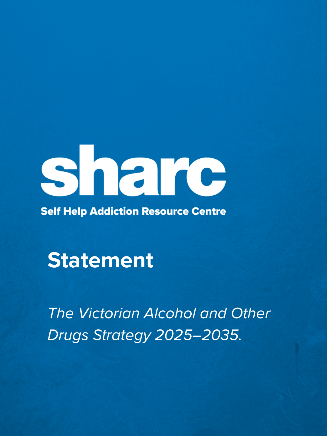 Strategy charts ambitious path for system reform - SHARC | Self Help ...